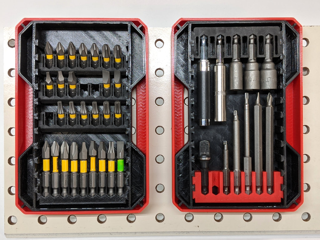 Dewalt TSTAK Bit Tray Wall Mount – 3D Prints